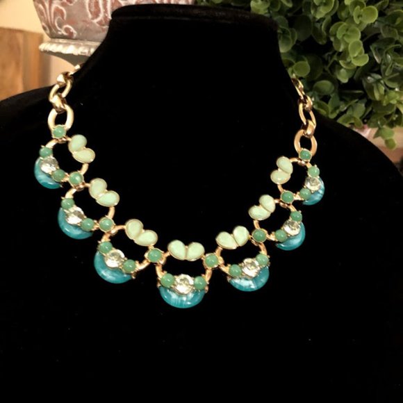 Lee Angel | Jewelry | Lee Angel Turq Capri Necklace Nwt 78 | Poshmark